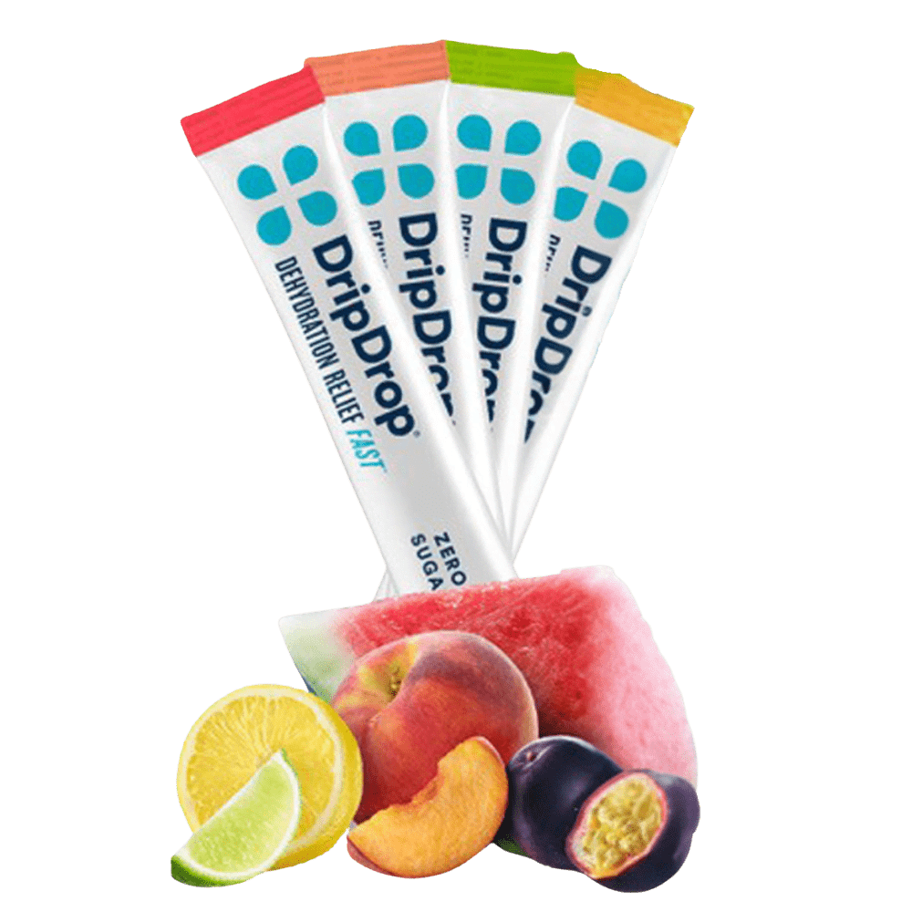 Drip Drop Electrolytes - Zero Sugar Peach Single Sachet 10g - Heal ...