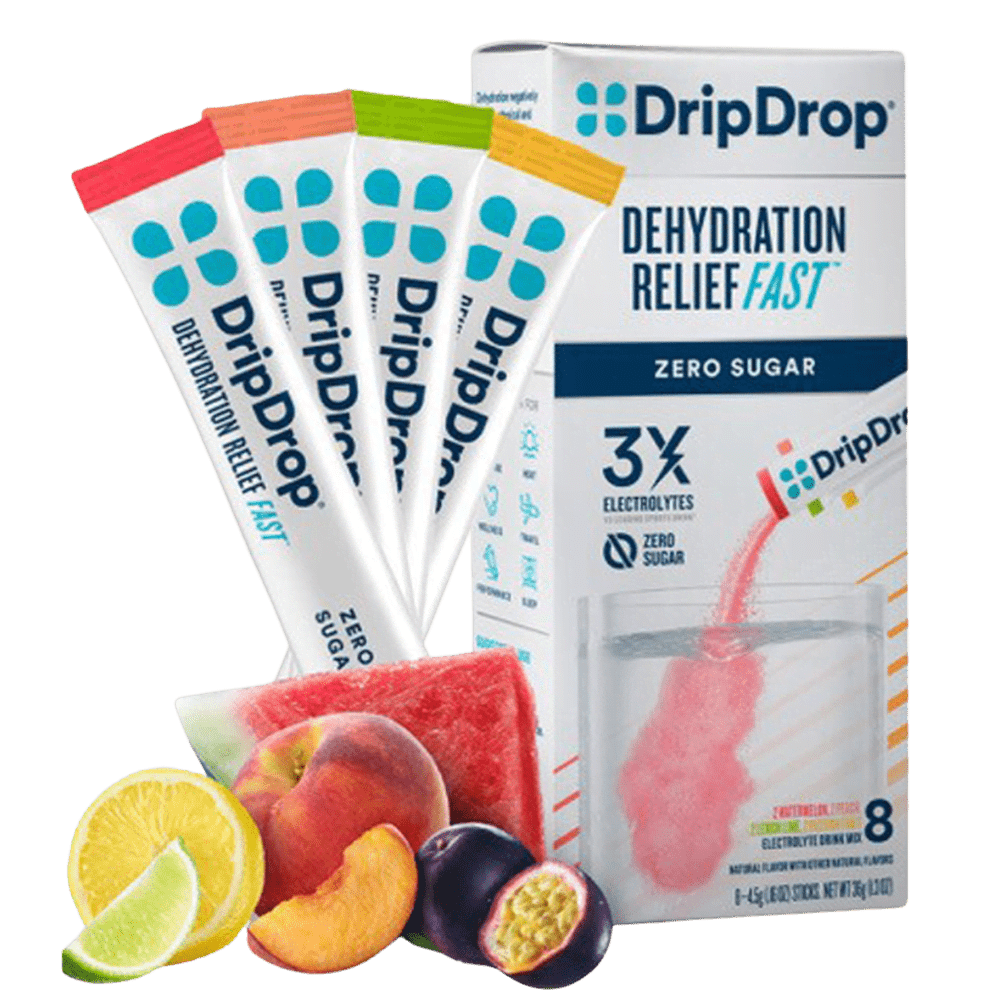 Drip Drop Electrolytes - Zero Sugar Variety Box 8 Sachets - Heal Health ...