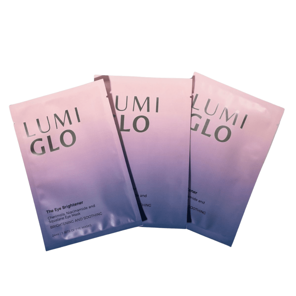 Lumi Glo Eye Brightener - 3 Sets Of Eye Masks - Heal Health Warehouse